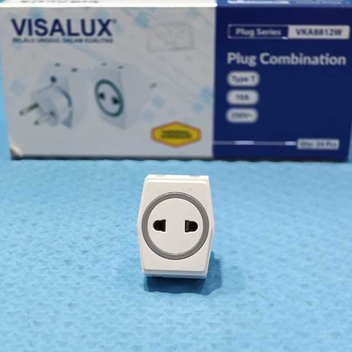 Jual Steker T Multi Visalux VKA 8812 W / T Arde 3 Cabang SNI | Shopee ...