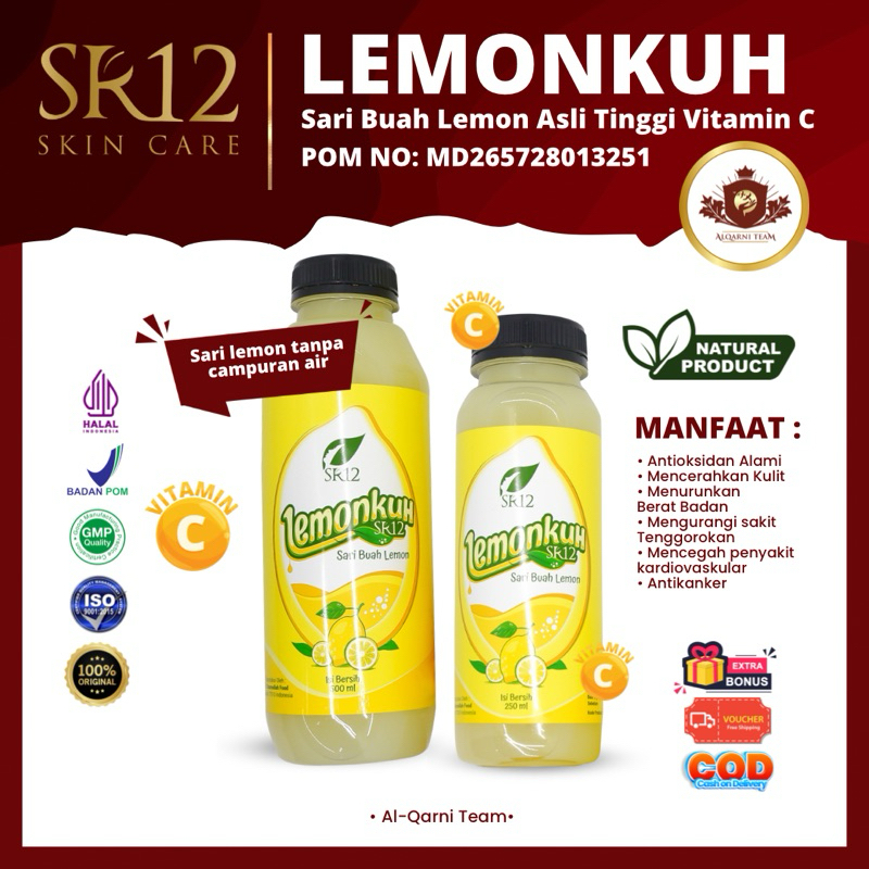Jual LEMONKUH SR12 / MINUMAN SEHAT ALAMI / SARI BUAH LEMON ASLI ...