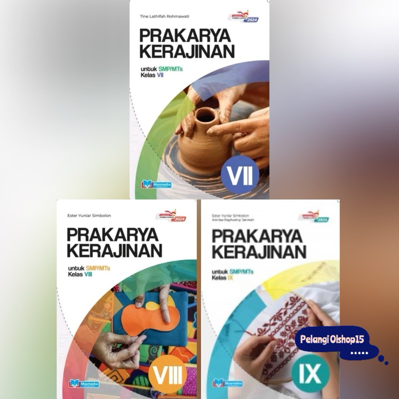 Jual BUKU PRAKARYA KERAJINAN SMP/MTS KELAS 7 8 9 KURIKULUM MERDEKA MASMEDIA BUANA PUSTAKA ...