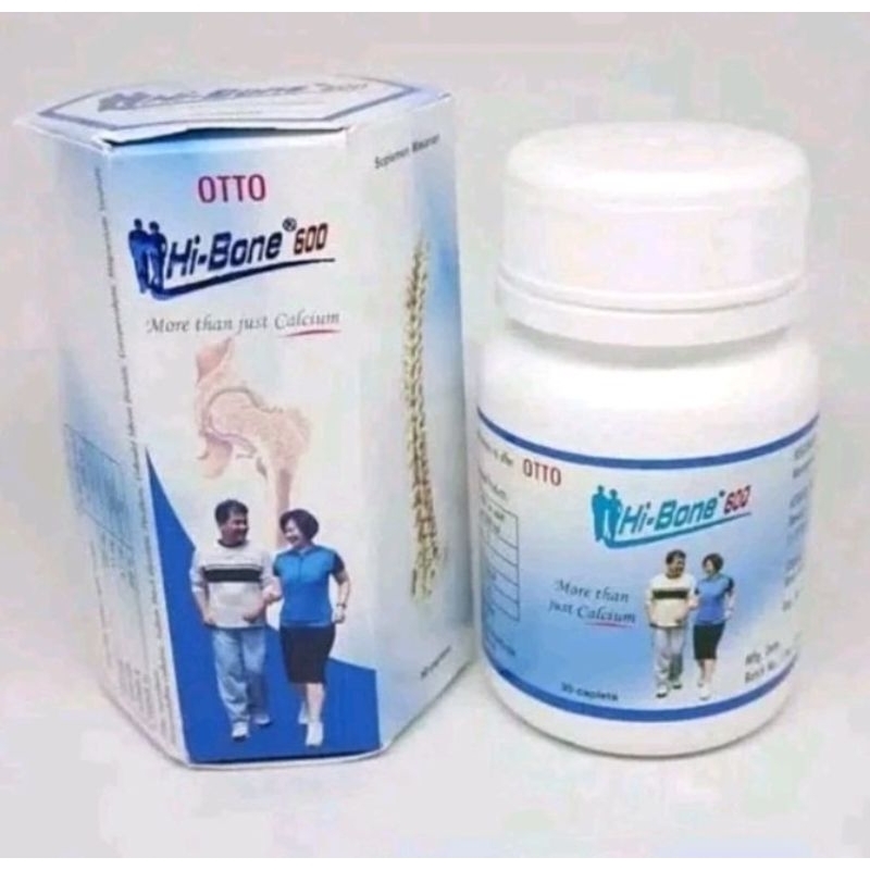 Jual Hi Bone Hibone Calcium 600mg Botol 30 Kaplet | Shopee Indonesia