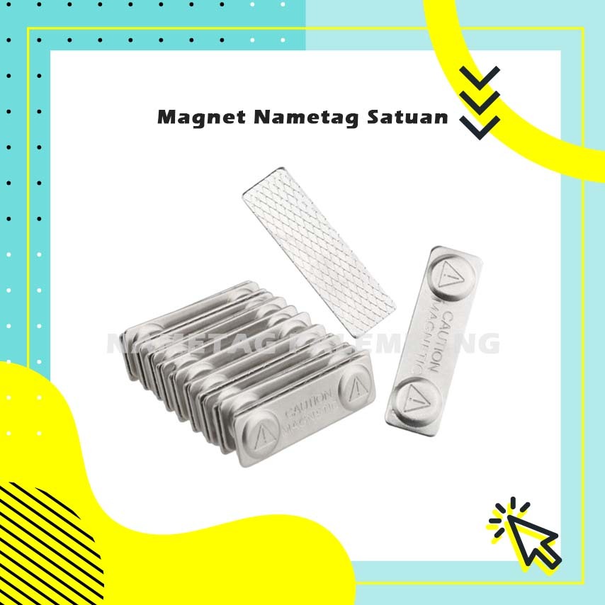 Jual Magnet Nametag Satuan || Khusus pemesanan satuan | Shopee Indonesia