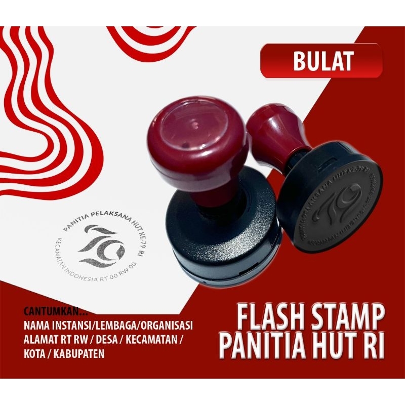 Jual STEMPEL KERTAS OTOMATIS PANITIA KEGIATAN AGUSTUSAN HUT RI 79 ...