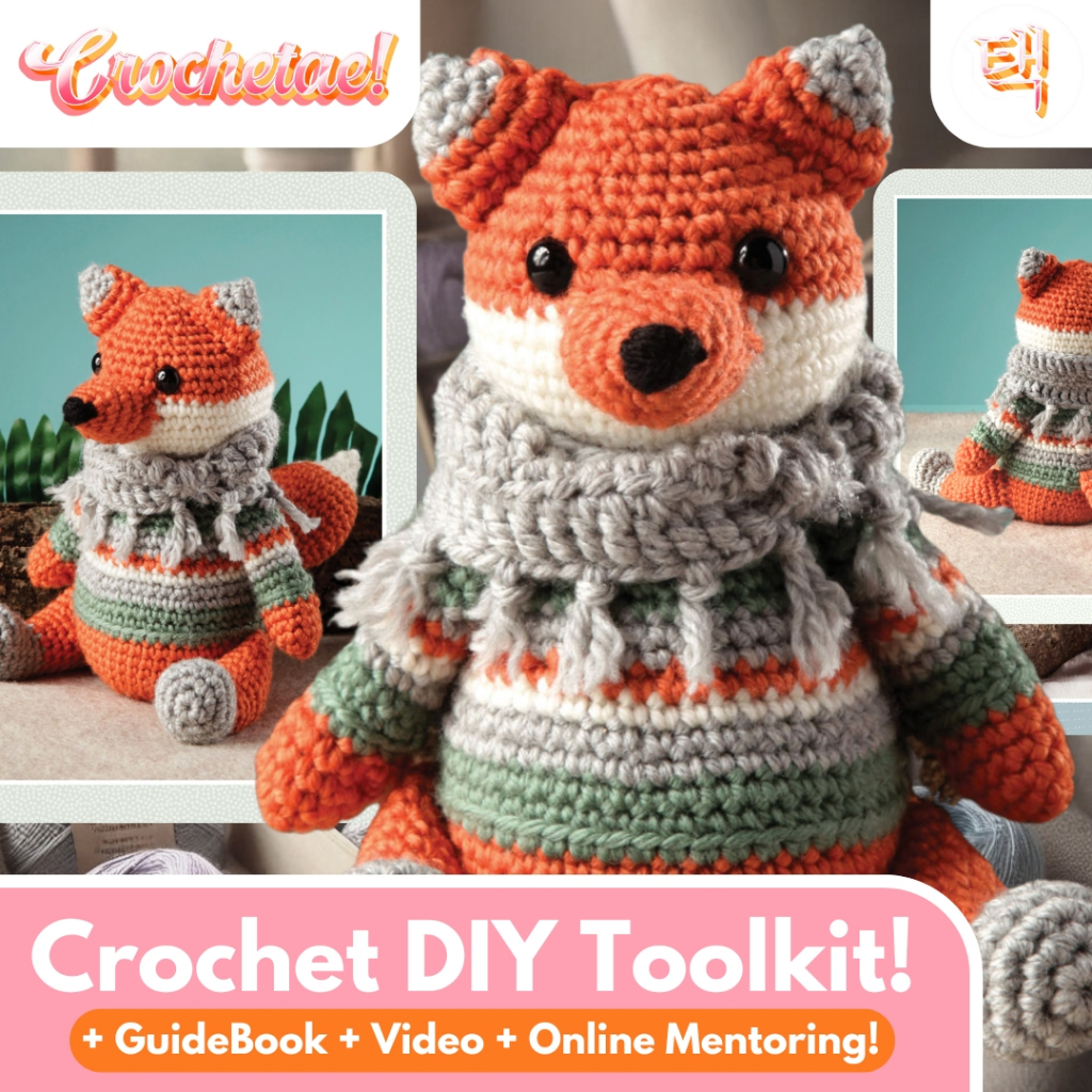 Jual Crochetae! Nanang The Fox DIY KIT Crochet Amigurumi / Do It ...
