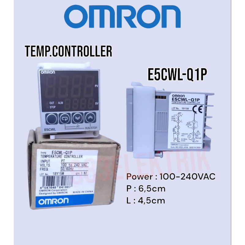 Jual Omron Temperature Controller type E5CWL-Q1P temperature controller merk omron | Shopee ...