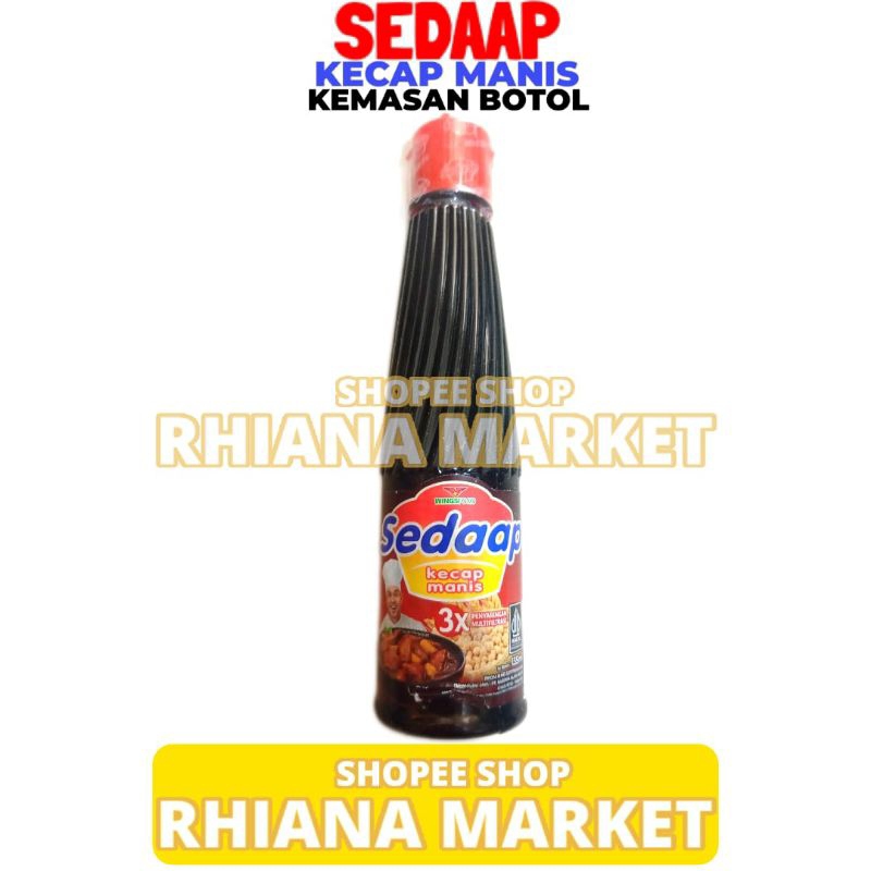 Jual Kecap Manis Sedaap Kemasan Botol 135 ML | Shopee Indonesia