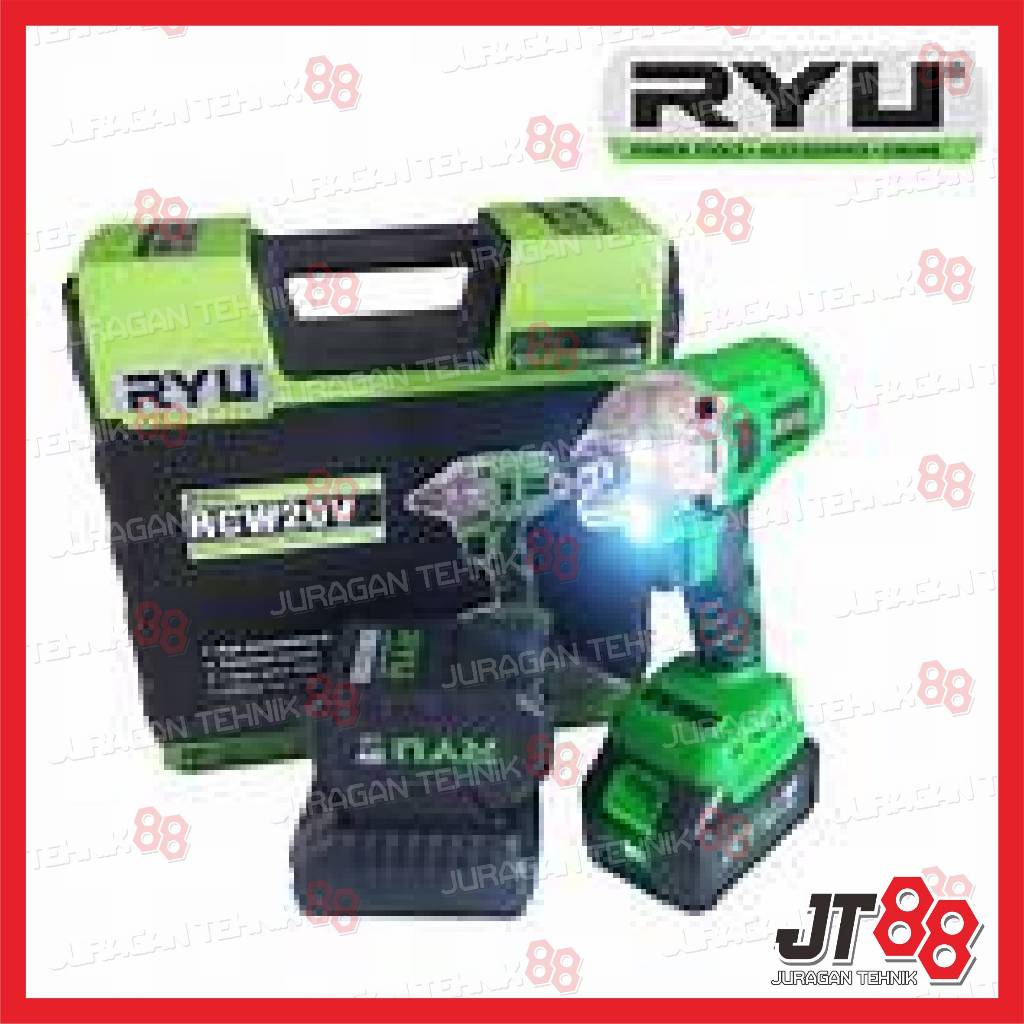 Jual Mesin Impact wrench RYU RCW 20V Cordless wrench | Shopee Indonesia