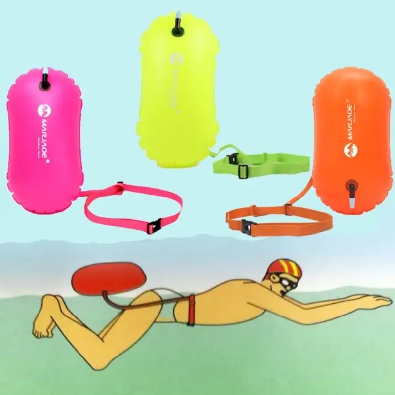 Jual Tas Pelampung Renang / Balon Air Pelampung Renang Tiup | Shopee ...