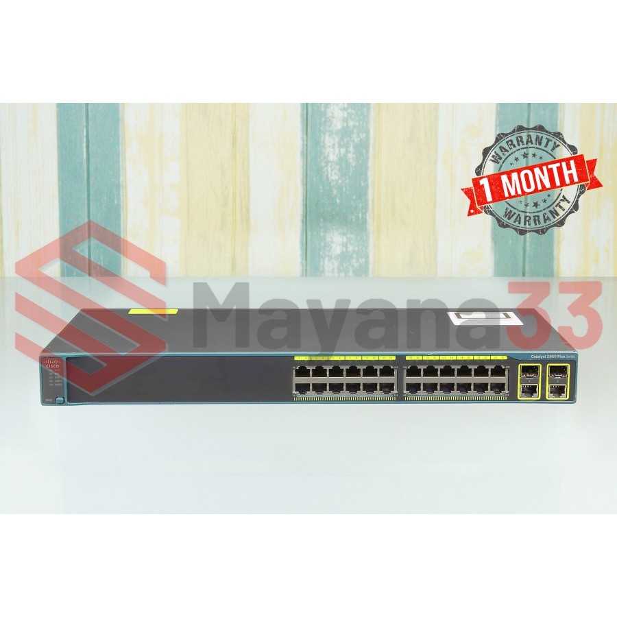 Jual Switch Cisco Catalyst 2960 Plus Series 24 Port | Shopee Indonesia