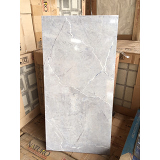 Jual keramik 30x60 dinding kilap glossy grey abu uno kualitas 1 tebal ...