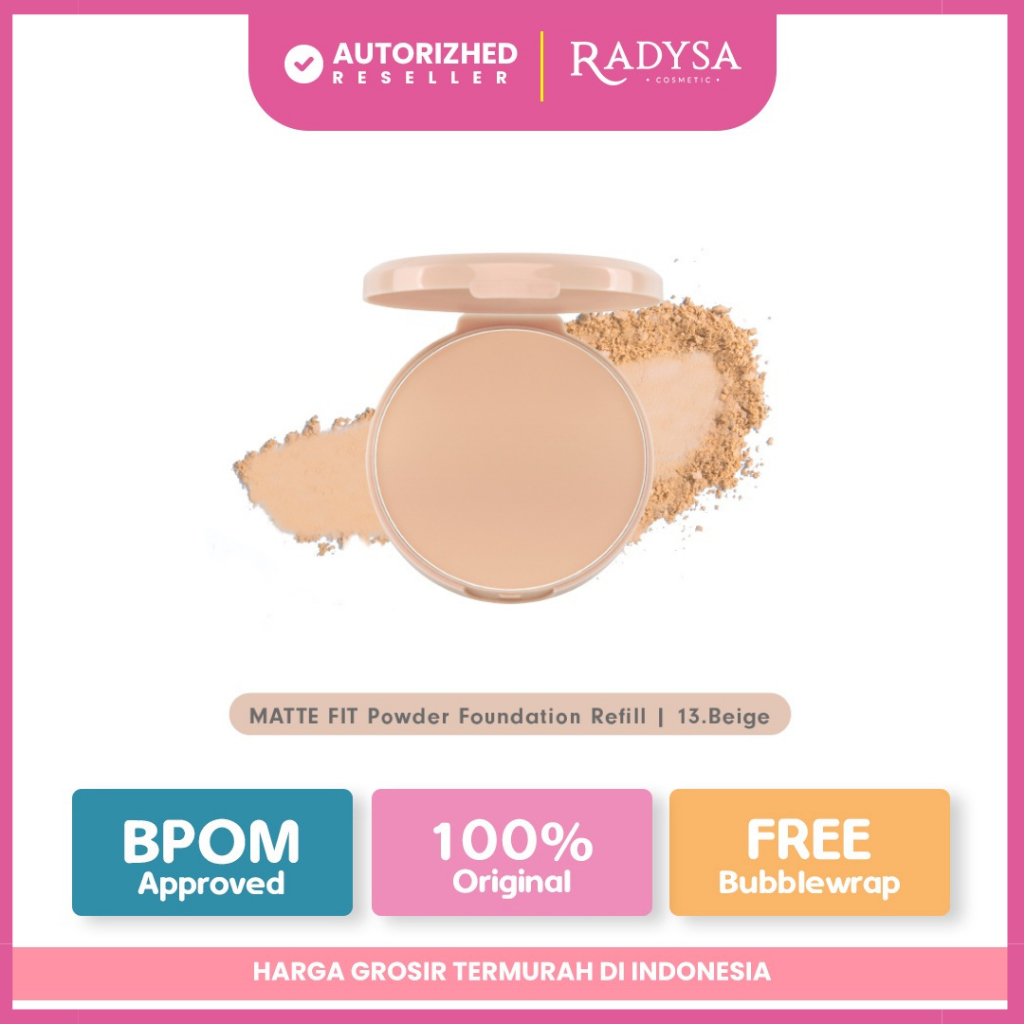 Jual 𝐑𝐀𝐃𝐘𝐒𝐀 - Instaperfect Refill Matte Fit Powder Foundation ...