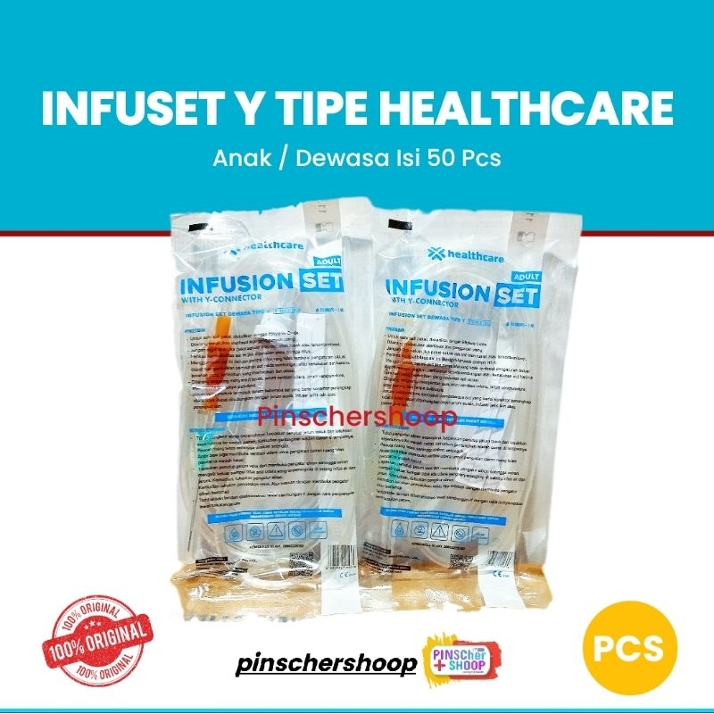 Jual Infuset Y Tipe Healthcare Selang Infusion Type Y / Pcs | Shopee ...