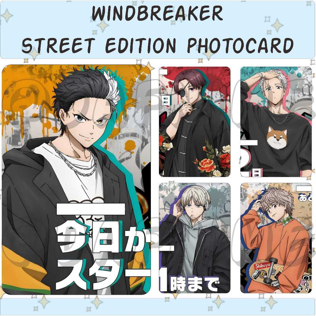 Jual WINDBREAKER STREET EDITION PHOTOCARD ANIME | Shopee Indonesia