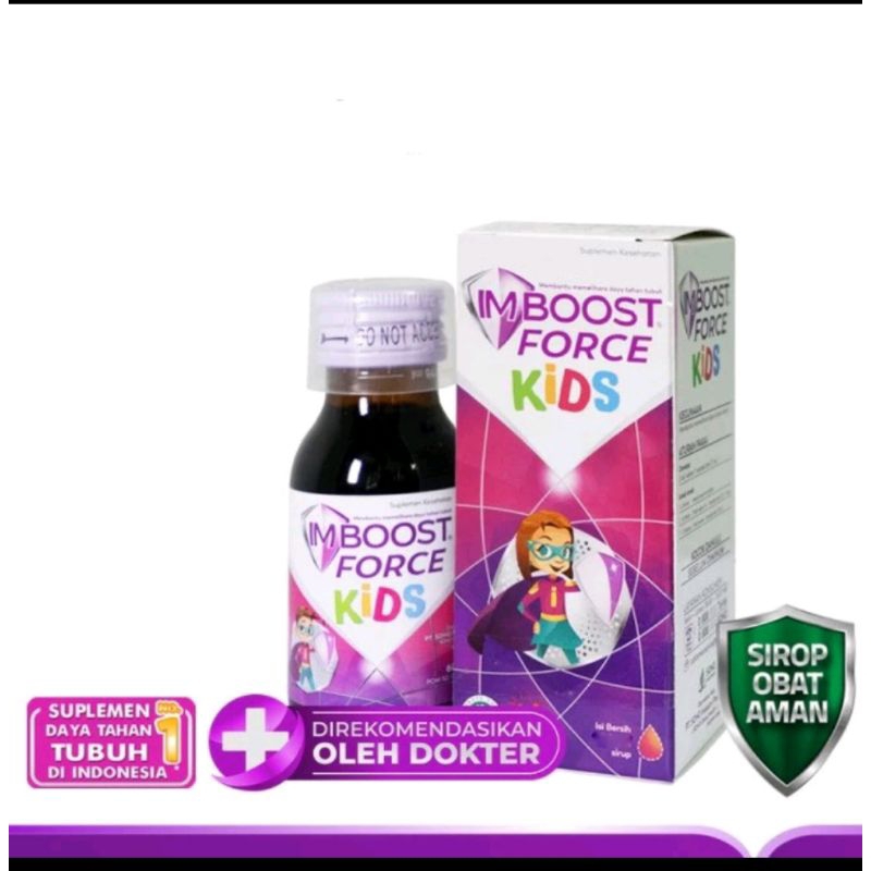 Jual Imboost Force Kids Sirup 60 ML Suplemen Daya Tahan Tubuh Anak ...
