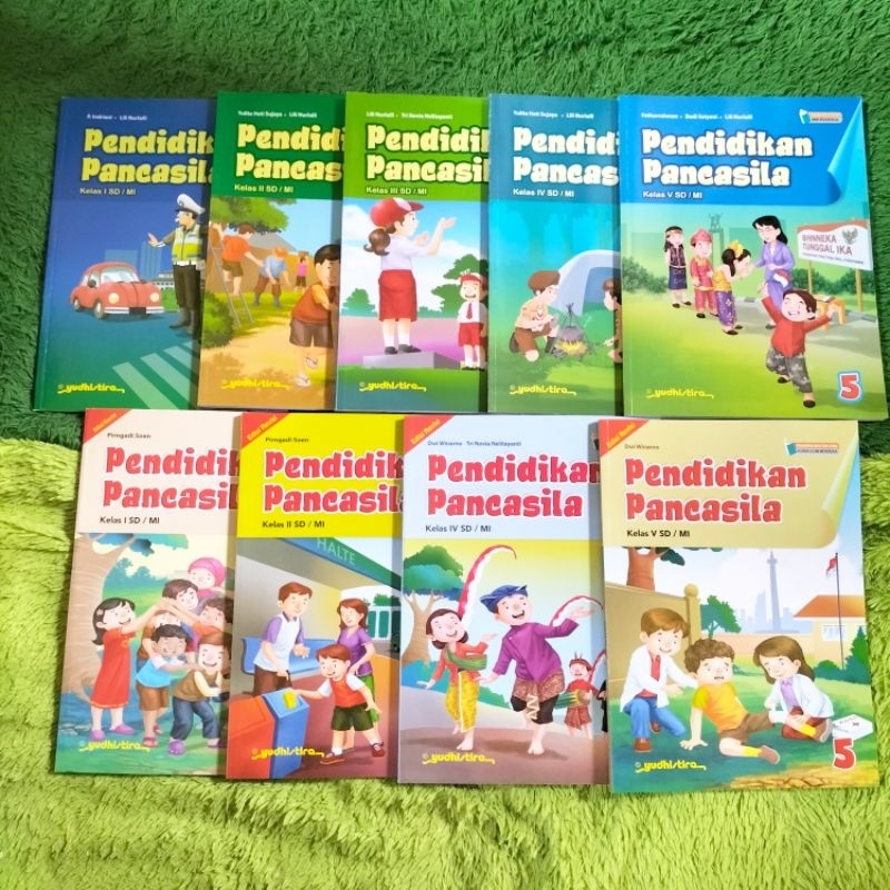 Jual ORIGINAL BUKU PENDIDIKAN PANCASILA KELAS 1 2 3 4 5 SD EDISI REVISI ...
