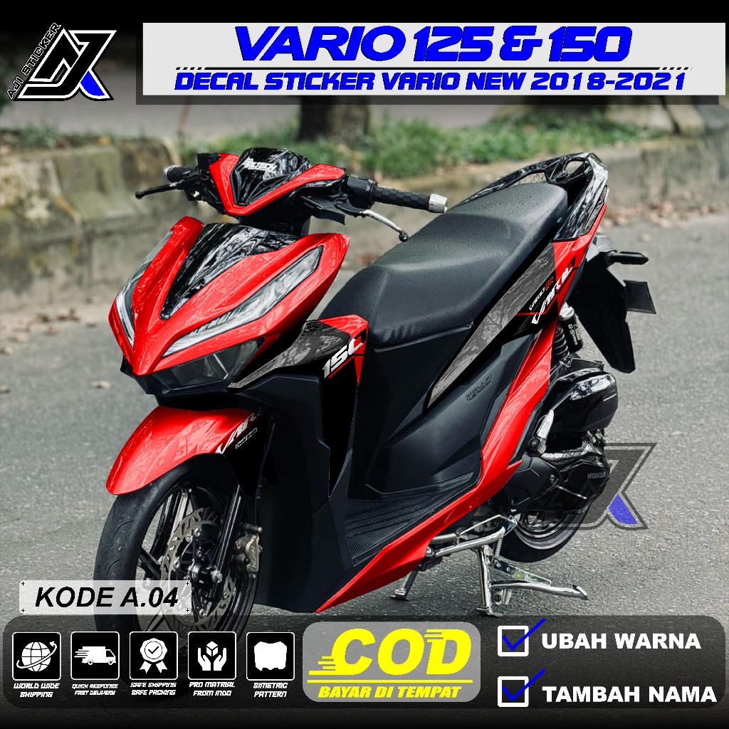 Jual Sticker VARIO 125 NEW VIETNAM Full Body - Decal VARIO 125/150 NEW ...