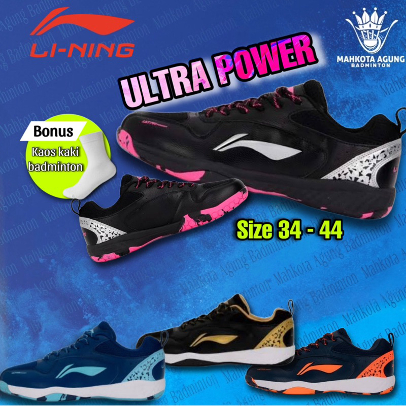 Jual SEPATU BADMINTON Bulutangkis LINING Li Ning ULTRA POWER ORIGINAL ...