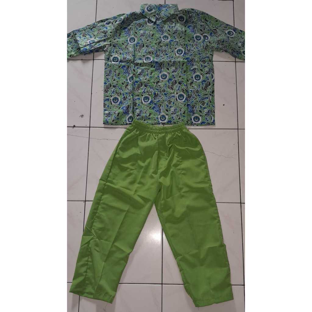 Jual Baju Batik RA (RAUDATUL ATHFAL) Lengan Panjang | Shopee Indonesia