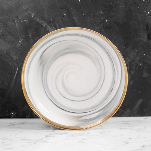 Jual Brewsuniq - Marble Purity White Dinnerware Series / Piring Mangkuk ...