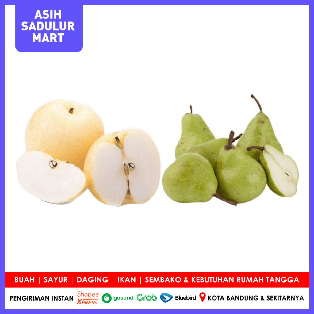 Jual Buah Pear Pir 500gr Century Packham / Pakam Bandung | Asih Sadulur ...