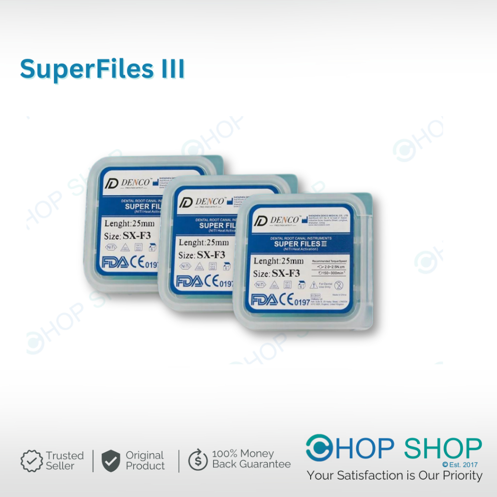 Jual ORIGINAL Denco Super Files III Endo File Rotary PSA Sequence ...