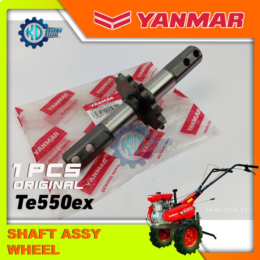 Jual SHAFT ASSY WHEEL - YANMAR TE 550 - AS RODA - AXLE RODA - ORIGINAL ...