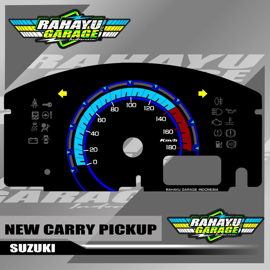 Jual PAPAN SPEEDOMETER CUSTOM SUZUKI NEW CARRY PICKUP | Shopee Indonesia