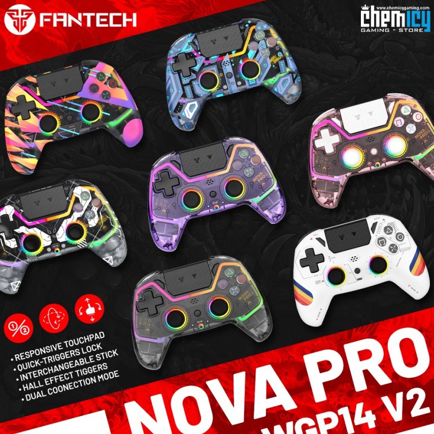 Jual Fantech WGP14 Nova Pro Wireless Gamepad Joystick with Hall Effect ...