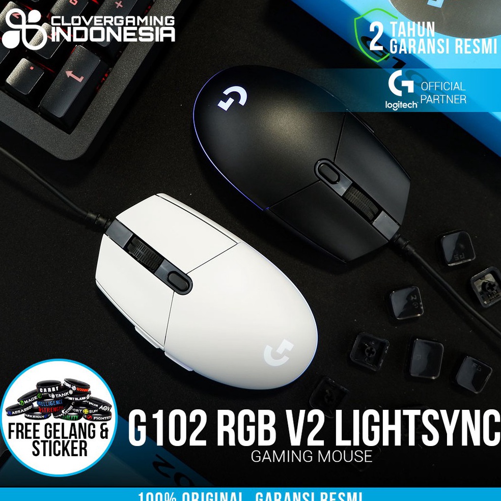 Jual Logitech G12 RGB v2 Lightsync G12LS G23 RGB Gaming Mouse a R7K7 ...