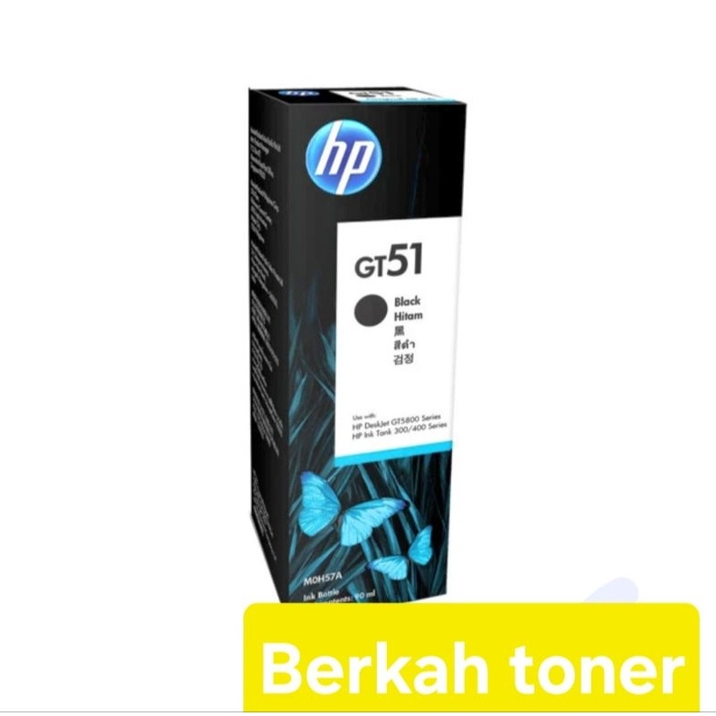 Jual Tinta HP GT51 BLack Printer HP GT581 GT582 HP 315 v U6V2 | Shopee ...