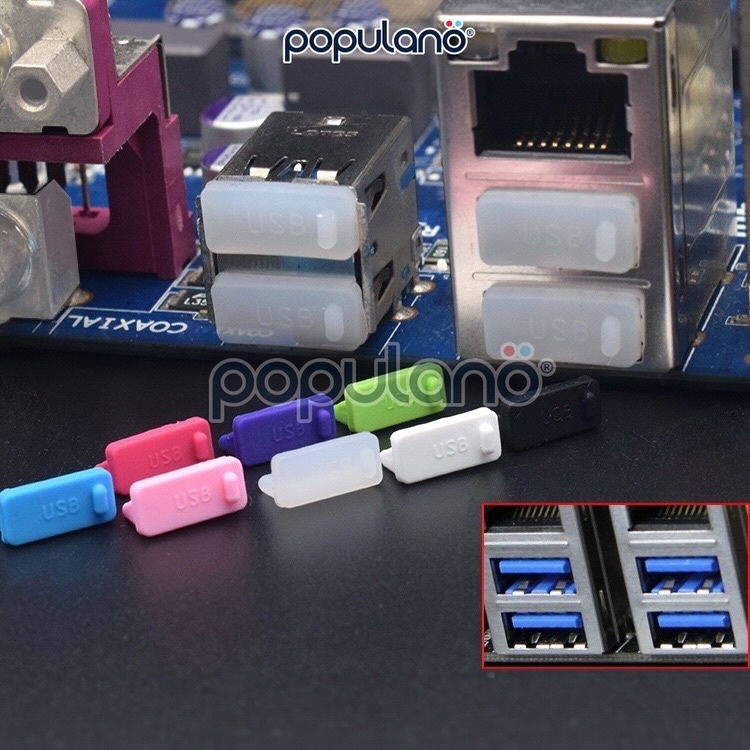Jual Penutup Lubang USB A Silicone Dust Proof Anti Debu Cover Pelindung ...