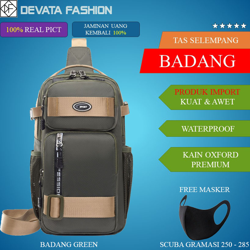 Jual SLINGBAG TAS SELEMPANG BADANG KERJA MOTOR OXFORD PREMIUM IMPORT ...