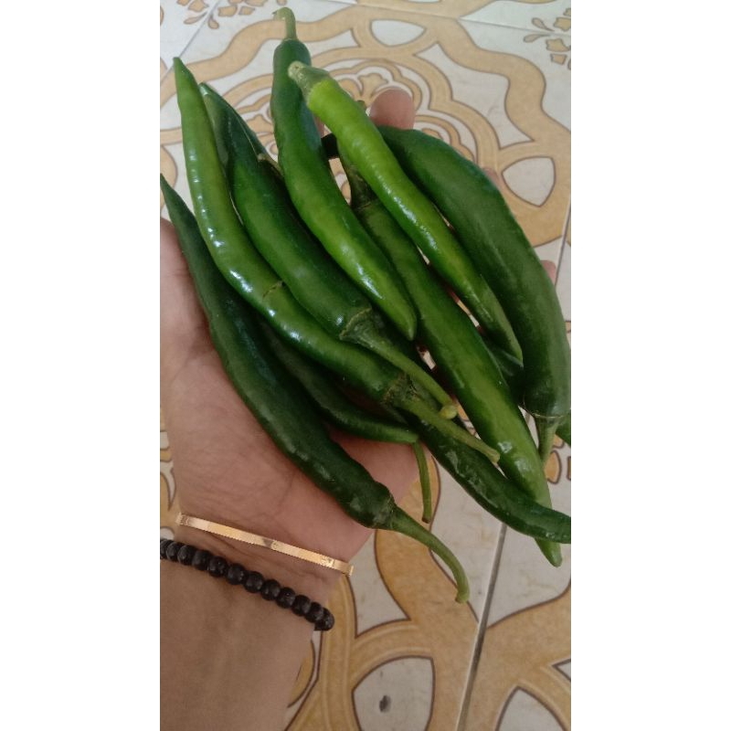 Jual Lombok ijo (lombok kresengan) kemasan 250gr | Shopee Indonesia