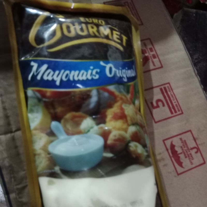 Jual GOURMET MAYONICE ( 1 KARTON) KEMASAN 1KG X 12 BUNGKUS MAYONES ...
