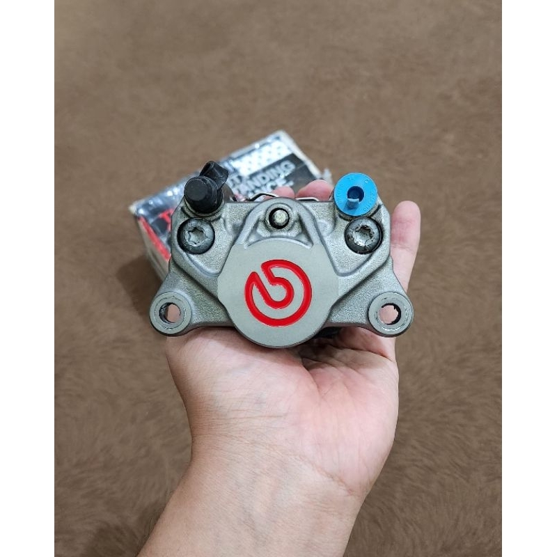 Jual KALIPER BREMBO P2-34 / 2 PISTON Grey Red Logo | Shopee Indonesia