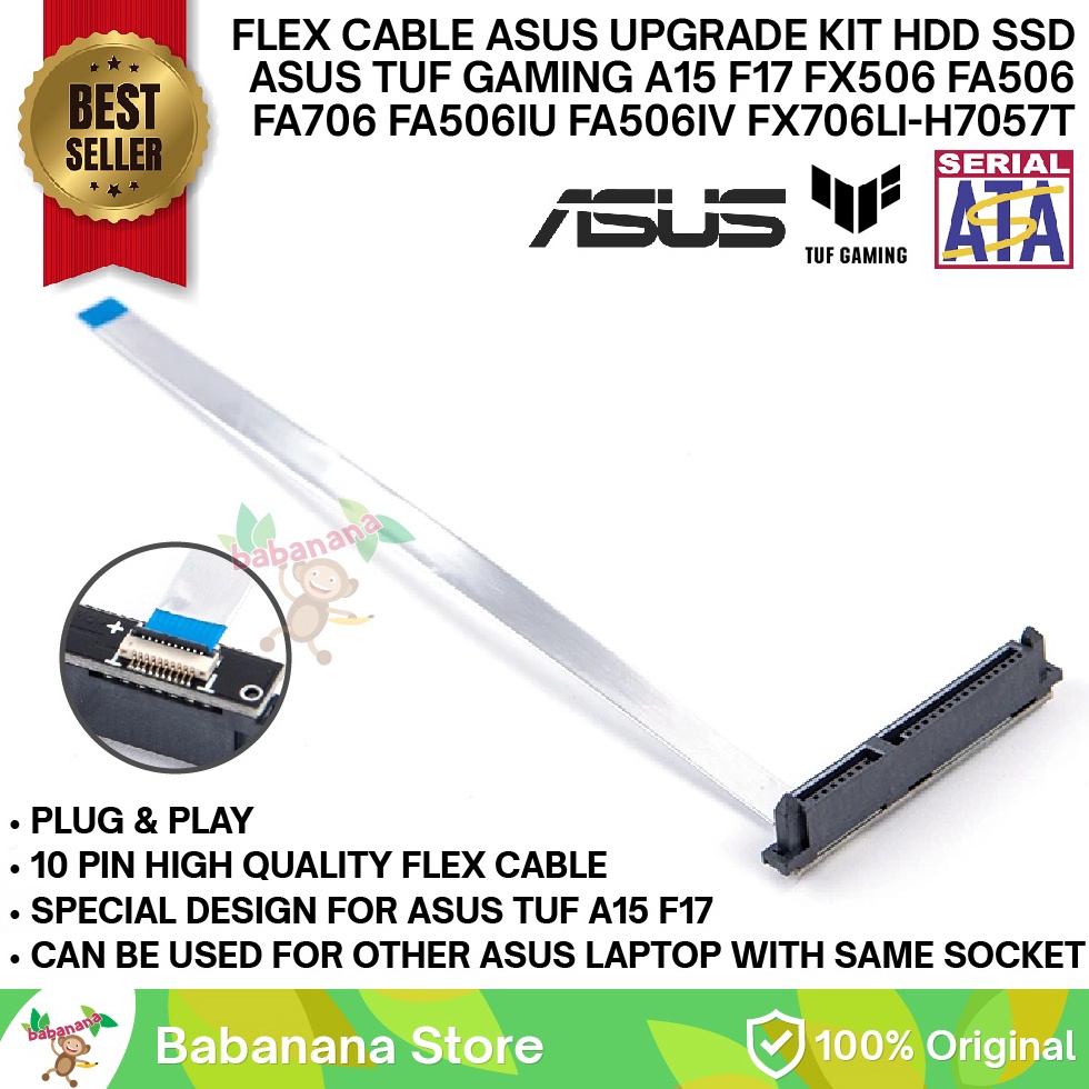 Jual Asus 1 PIN TUF STRIX ROG VIVOBOOK Gaming Laptop A15 F17 FX56 HDD ...