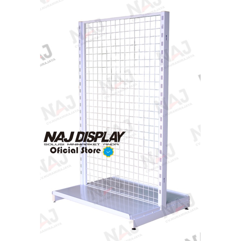 Jual RAK MINIMARKET PLAT BAWAH SAJA DOBLE WARNA FULL PUTIH | Shopee ...