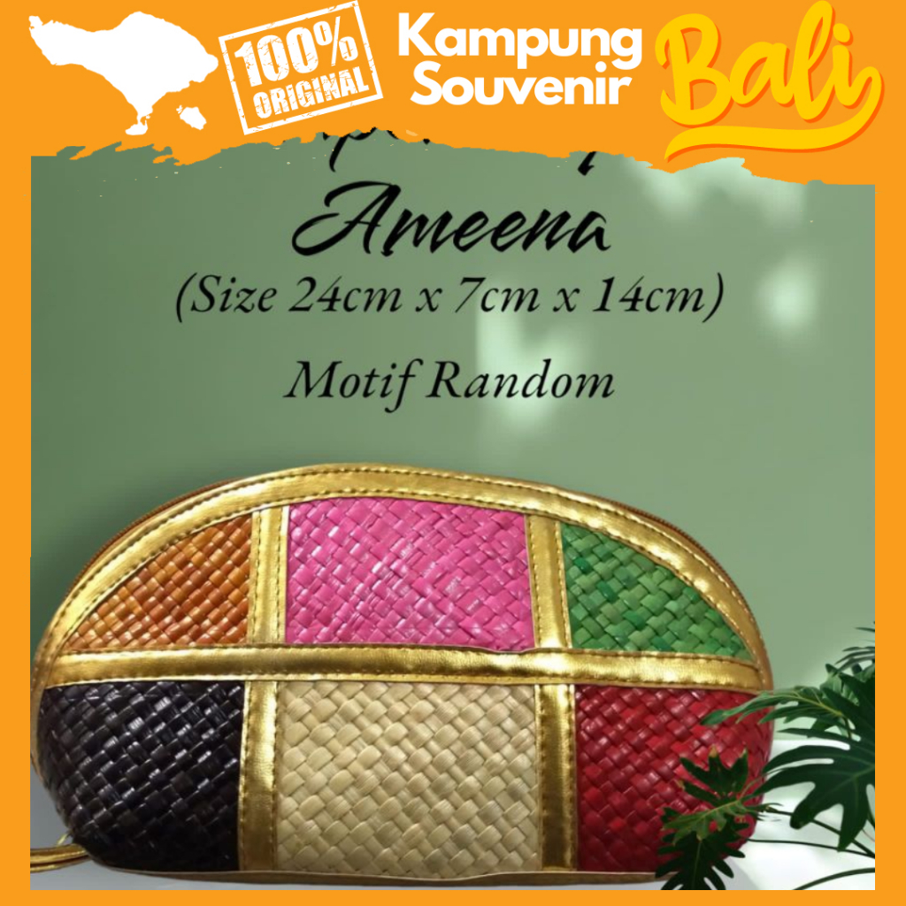Jual Dompet Anyam Daun Pandan Kering Etnik Bali Best Seller Souvenir ...