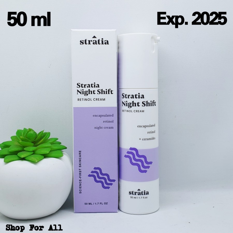 Jual STRATIA Night Shift Retinol Cream 50 ml | Shopee Indonesia