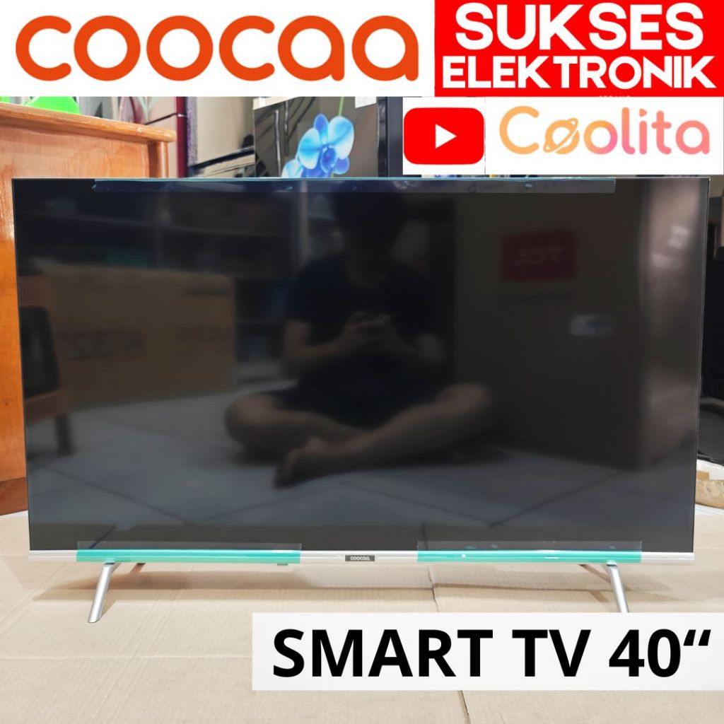 Jual SMART TV COOCAA 40 IN / TV LED DIGITAL 40IN YOUTUBE WIFI 40S3U | Shopee Indonesia