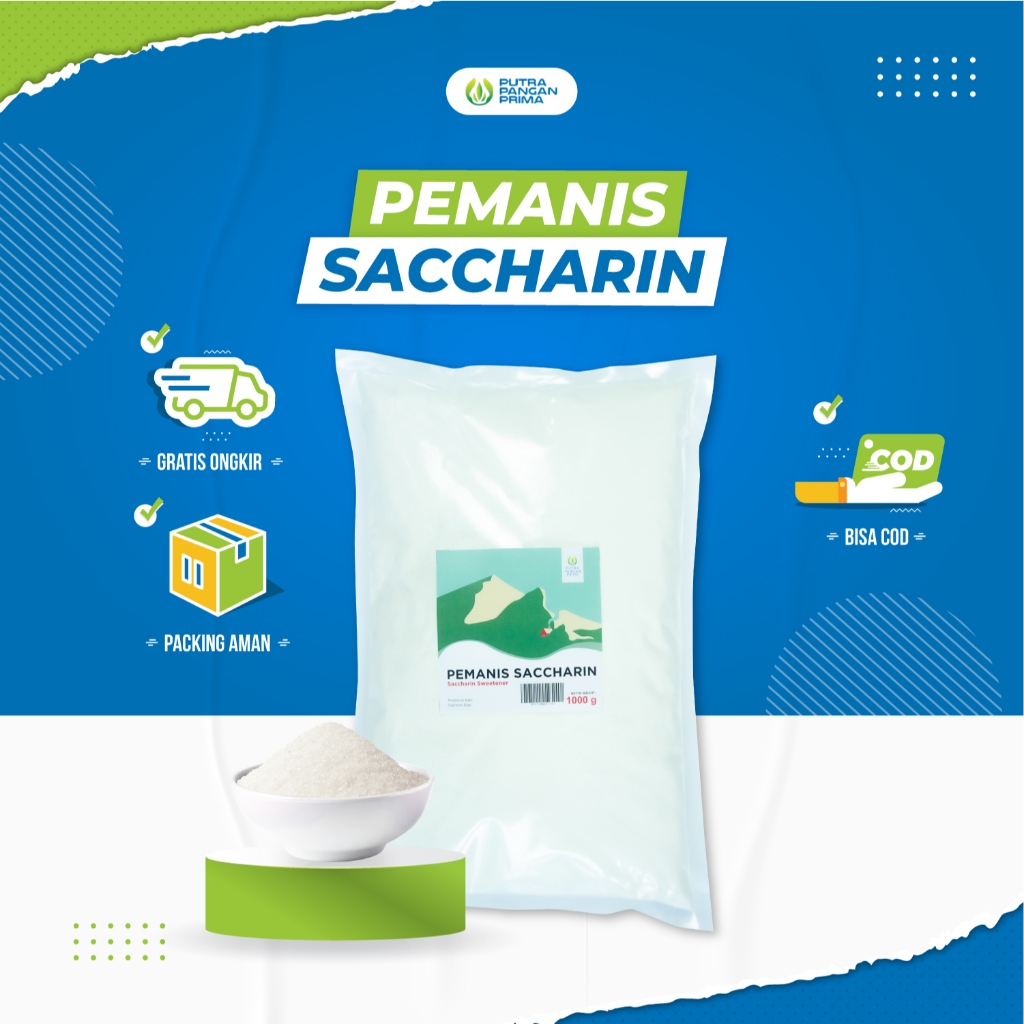Jual Sakarin Sari Manis Pemanis Buatan Saccharin 100gr 250gr 500gr 1kg | Shopee Indonesia
