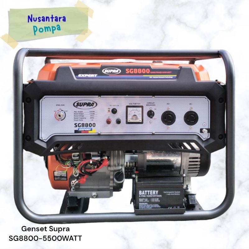 Jual Genset Supra SG8800-5500WATT | Shopee Indonesia