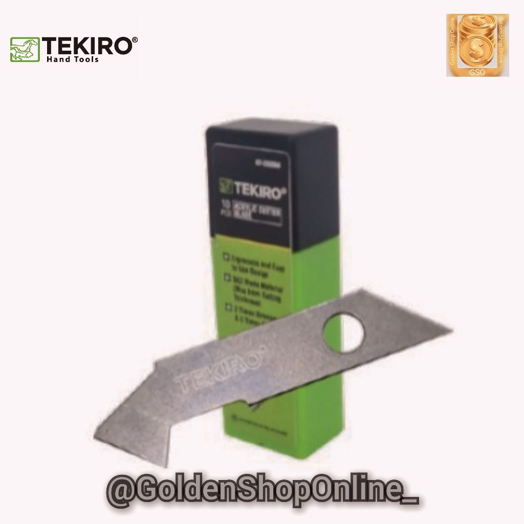 Jual Tekiro 1pck Isi Pisau Cutter Acrylic 10mm | Shopee Indonesia