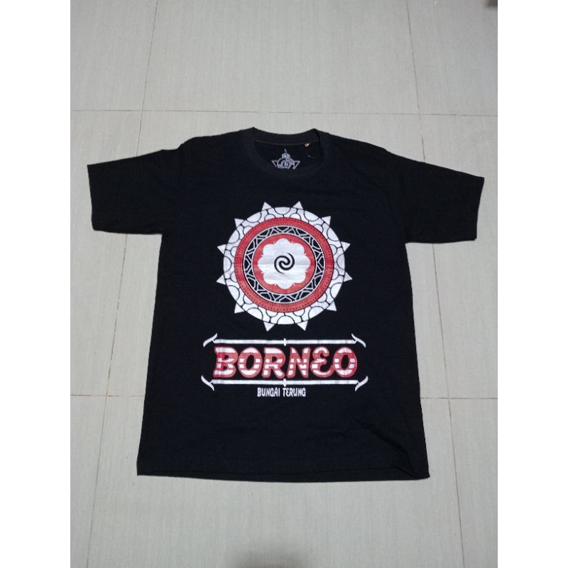 Jual Baju kaos Dayak Borneo Kalimantan Bunga Terung | Shopee Indonesia