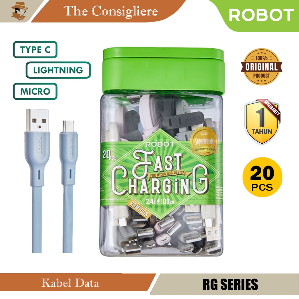Jual (20 Pcs) Robot Kabel Data New RGM100S RGC100S RGL100S Fast ...