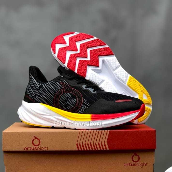 Jual SEPATU LARI JOGING ORTUS HYPERFUSE 2.0 HITAM OLAHRAGA RUNNING PRIA ...