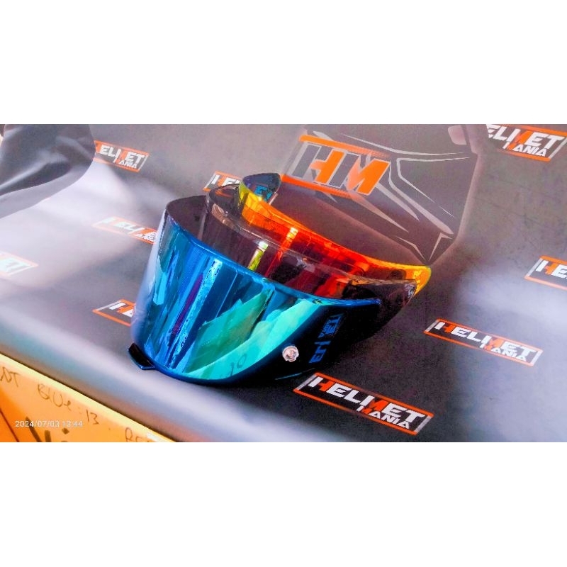 Jual Visor/kaca helm TT COURSE/ TTC include TOP Pinlock Permium ...