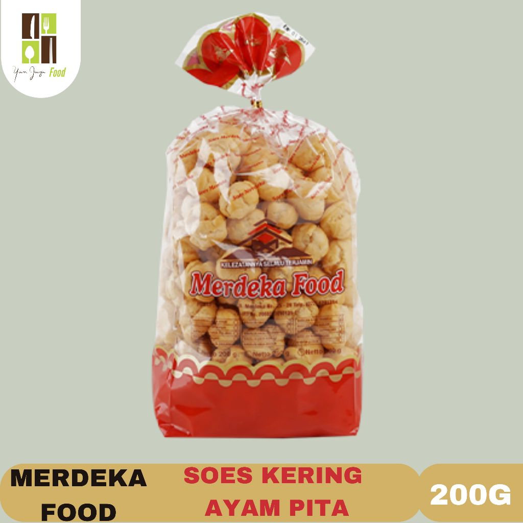Jual Merdeka Food Soes Kering Ayam Pita / Kue Kering / Kue Sus ...