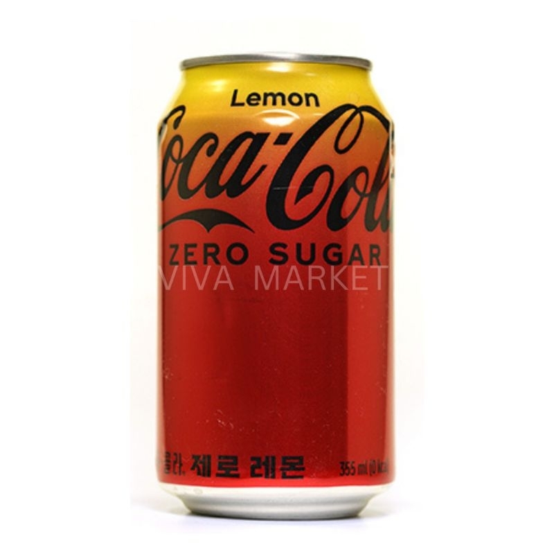 Jual Coca Cola Lemon Zero Sugar 355ml. Bebas Gula. Original Korea ...