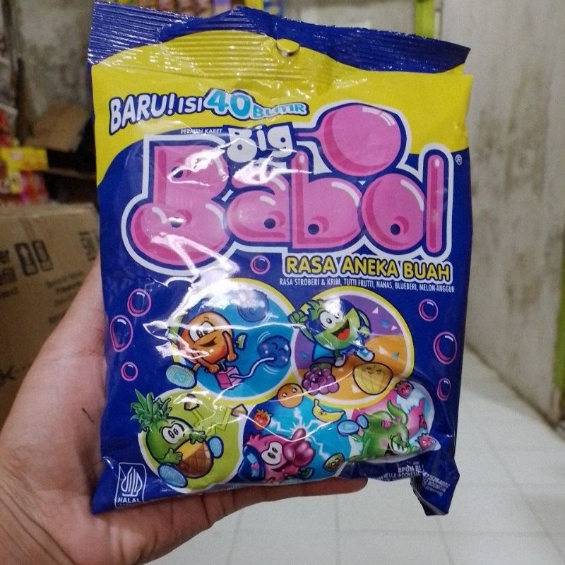 Jual Big babol permen karet aneka rasa buah 1pack | Shopee Indonesia
