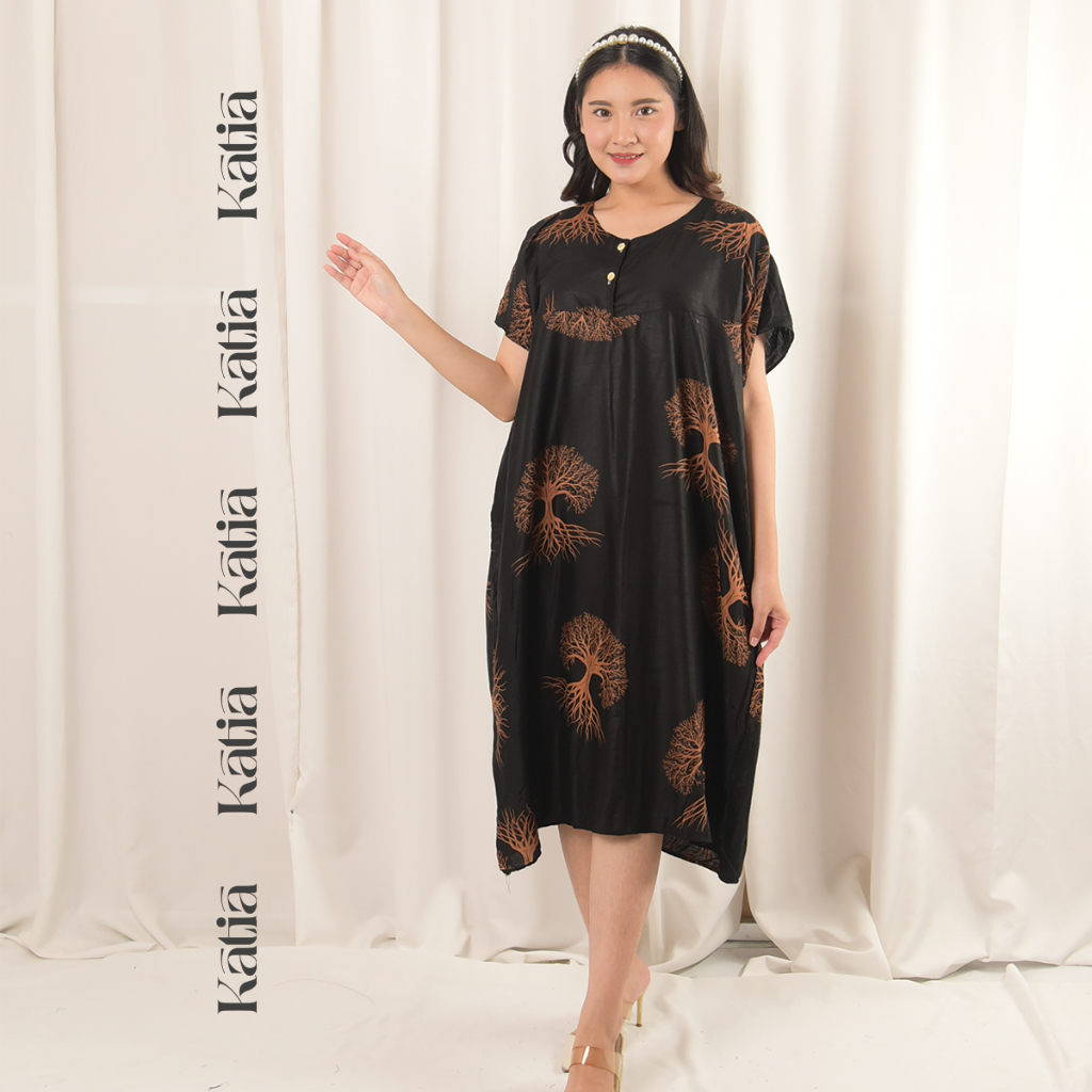 Jual Daster Rayon Jumbo LD 120 Busui Friendly Ada Saku | Shopee Indonesia